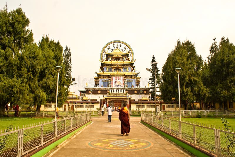 Namdroling Monastery in India. Editorial Stock Image - Image of ...