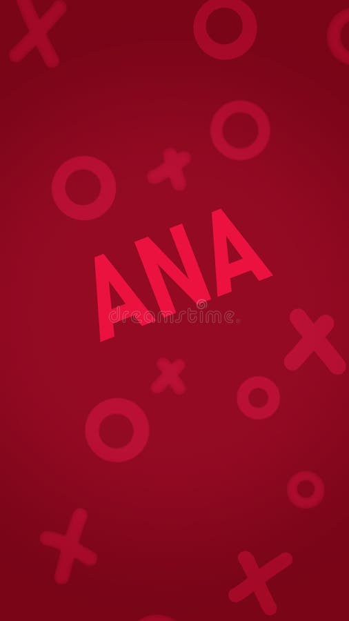 Name Ana on Red Phone Wallpaper Stock Illustration - Illustration of ...