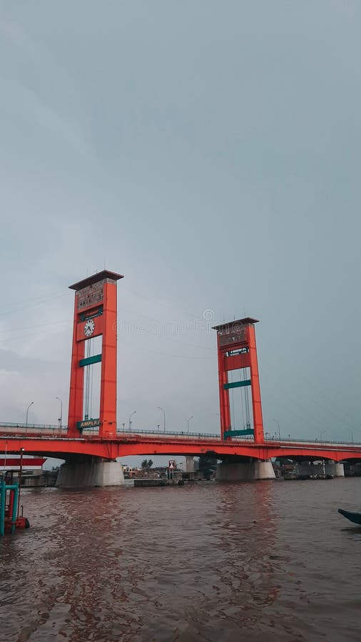 The Name of this Bridge is the Ampera Bridge Which is Located in the ...