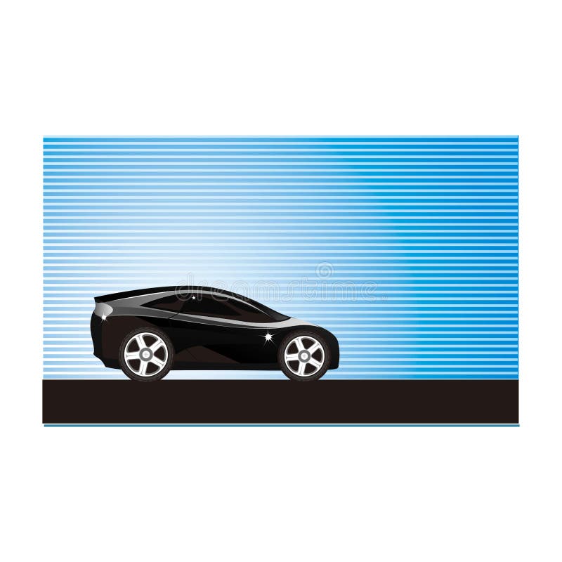 Name card template car stock vector. Illustration of element - 259441447