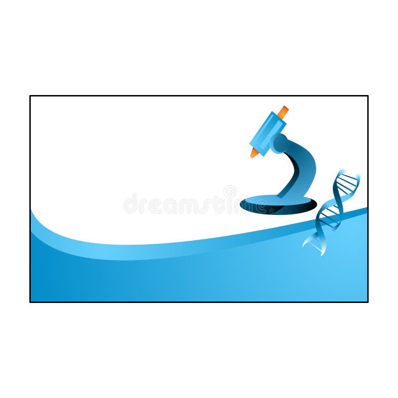 Name card template science stock vector. Illustration of flat - 259441501