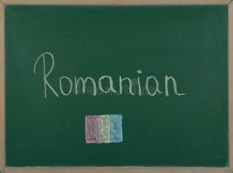 Romanian sign. stock photo. Image of brasil, presentation - 210866610