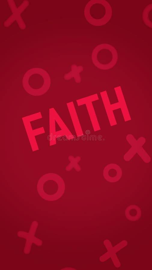 Name Faith on Red Phone Wallpaper Stock Illustration - Illustration of ...