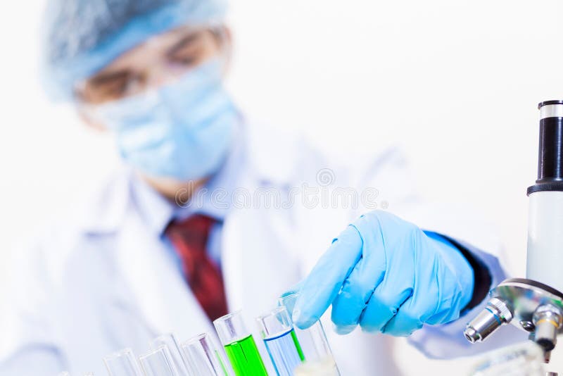 In the name of science stock image. Image of adult, biotechnology ...