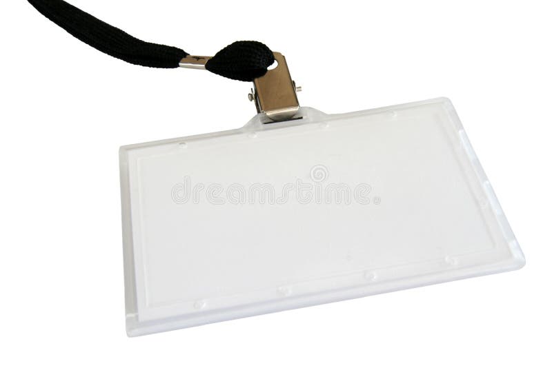 Name tag stock image. Image of authorisation, clip, band - 1041585