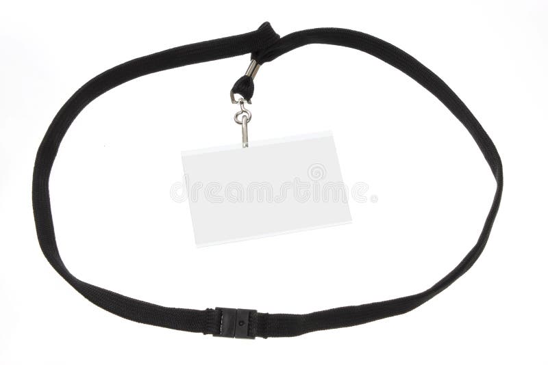 Name Tag stock image. Image of string, card, blank, badge - 24929801