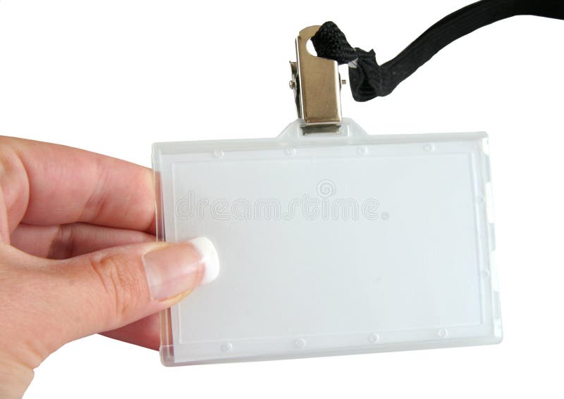 Name tag stock image. Image of authorisation, clip, band - 1041585