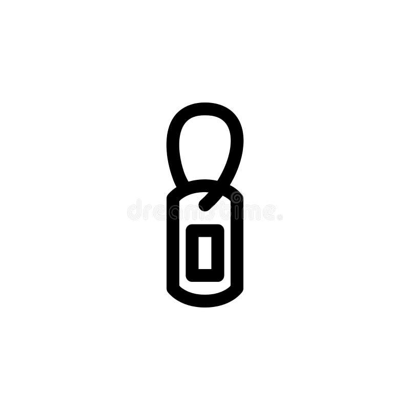 Name Tag Icon stock vector. Illustration of logo, military - 181509753