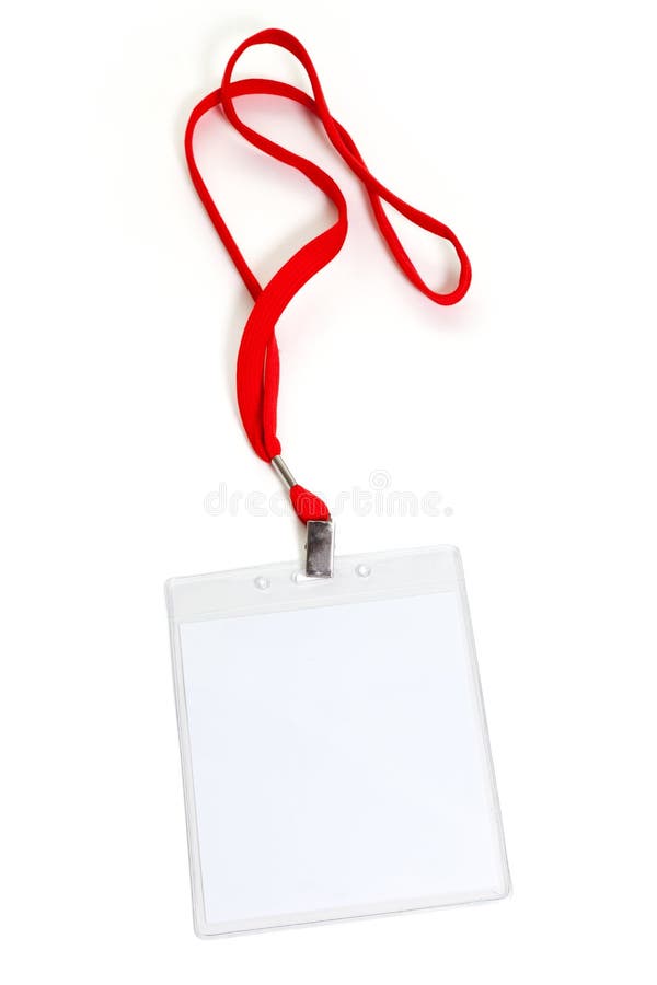 Name Tag stock photo. Image of lanyard, badge, conference - 25068614