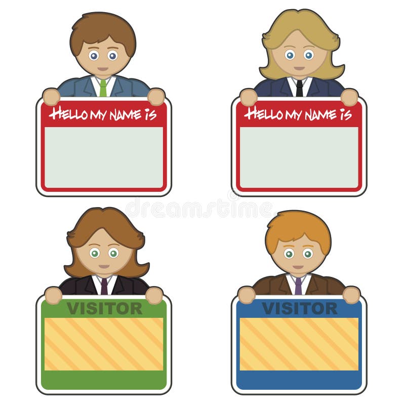 Name tags stock vector. Illustration of space, graphic - 9510727