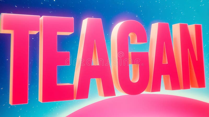 Name Teagan Stock Illustrations – 3 Name Teagan Stock Illustrations ...