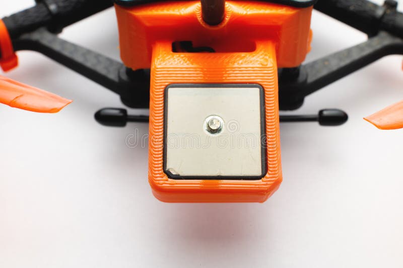 Nameless Gps Module Installed on Fpv Quadrocopter Assembled on a Carbon ...