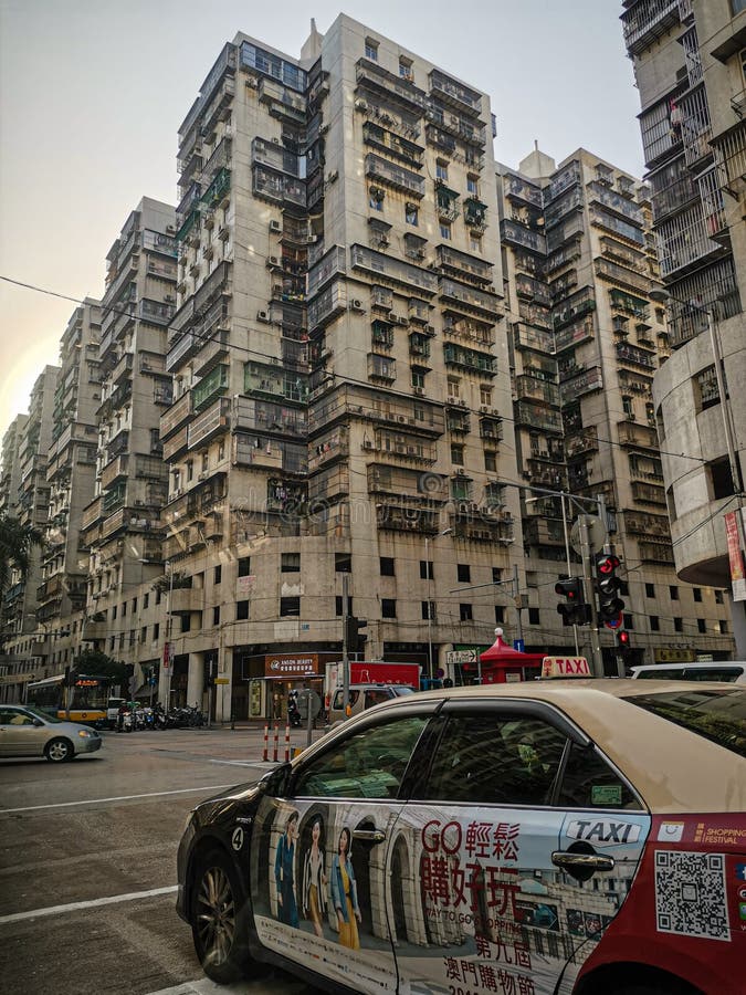 Nameless road in Macau editorial photography. Image of road - 209056647