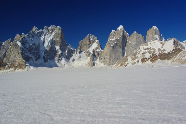 Nameless tower group stock photo. Image of hispar, pass - 11978306