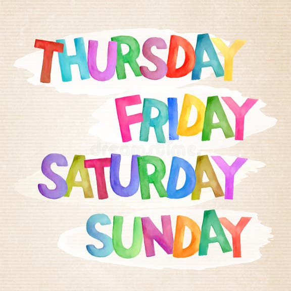 Thursday Cartoon Stock Illustrations – 1,161 Thursday Cartoon Stock ...