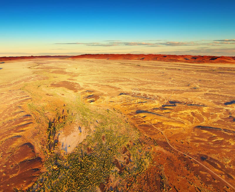 Namib Desert, aerial view stock photo. Image of environment - 10585508