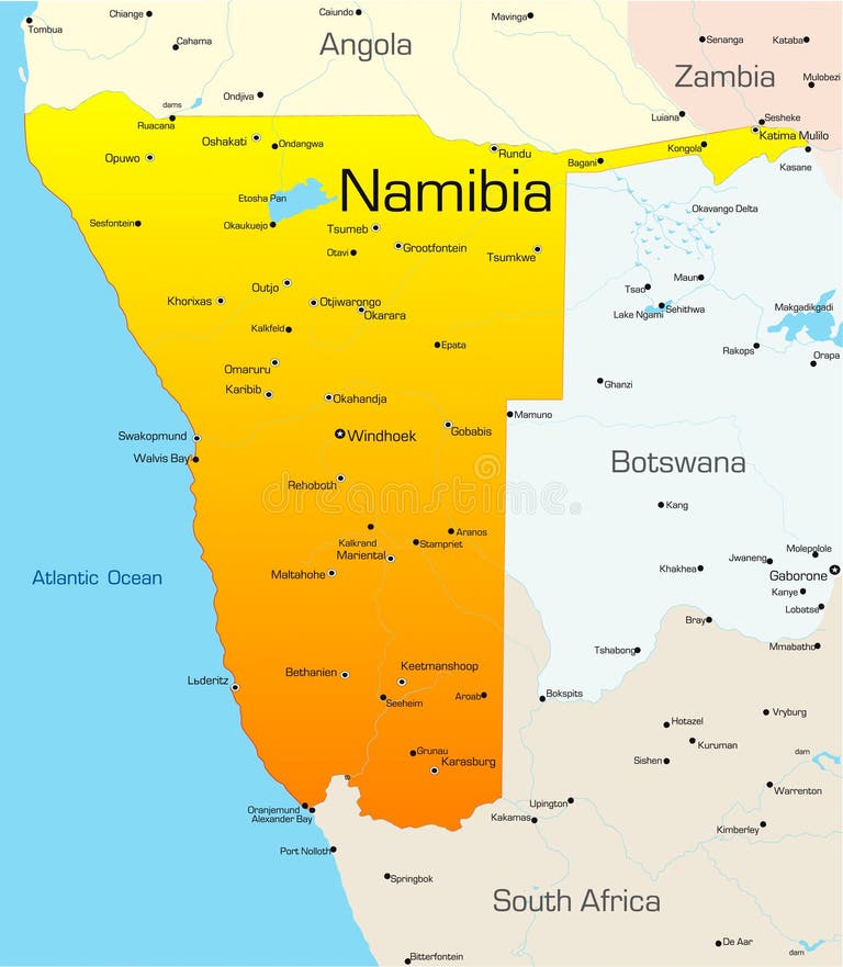 Namibia World Map Stock Illustrations – 4,061 Namibia World Map Stock ...