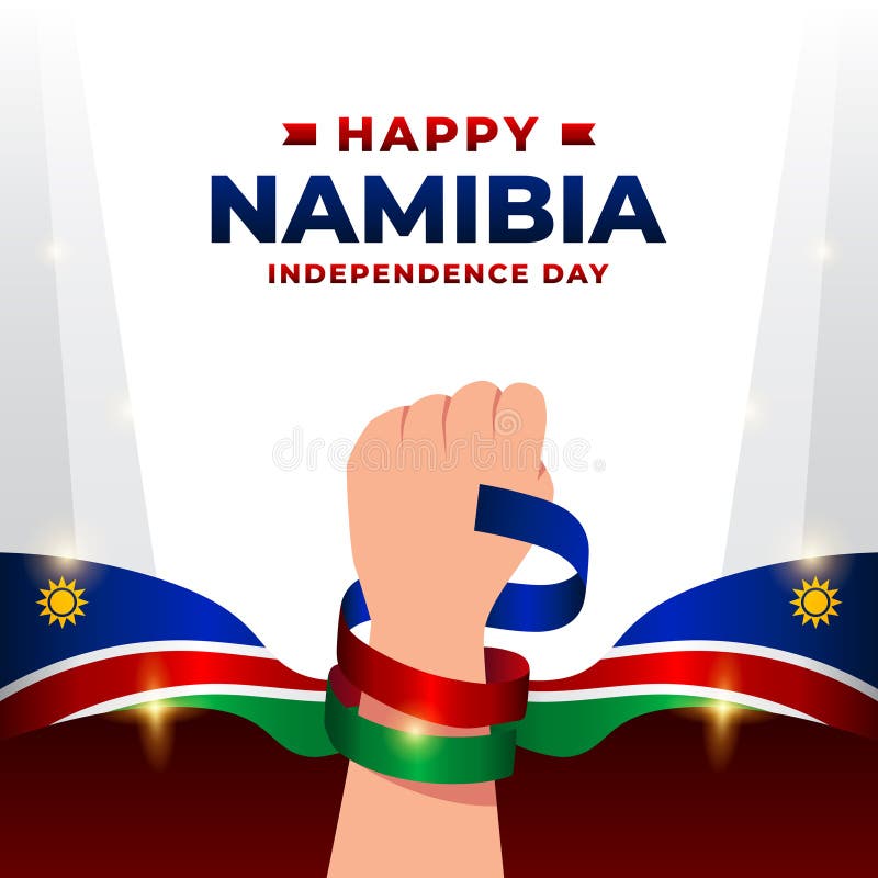 Namibia Independence Day Design Illustration Collection Stock ...