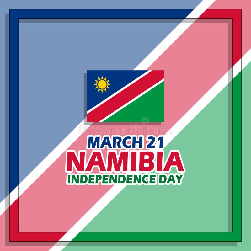 Namibia Independence Day on March 21 Stock Vector - Illustration of ...
