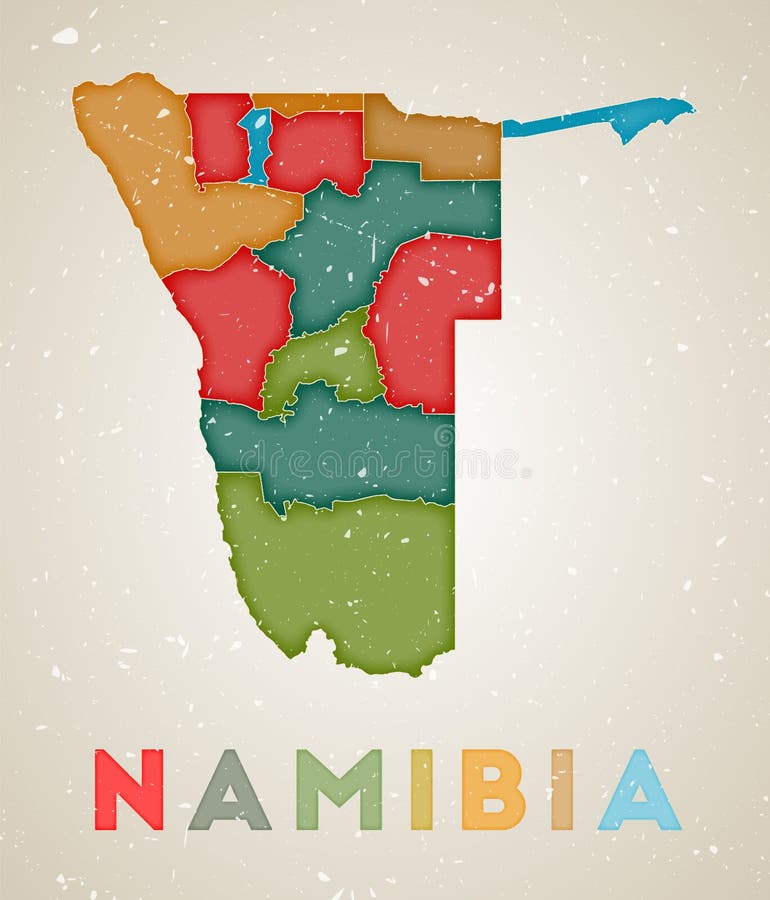 Namibia Information Map Stock Illustrations – 146 Namibia Information ...