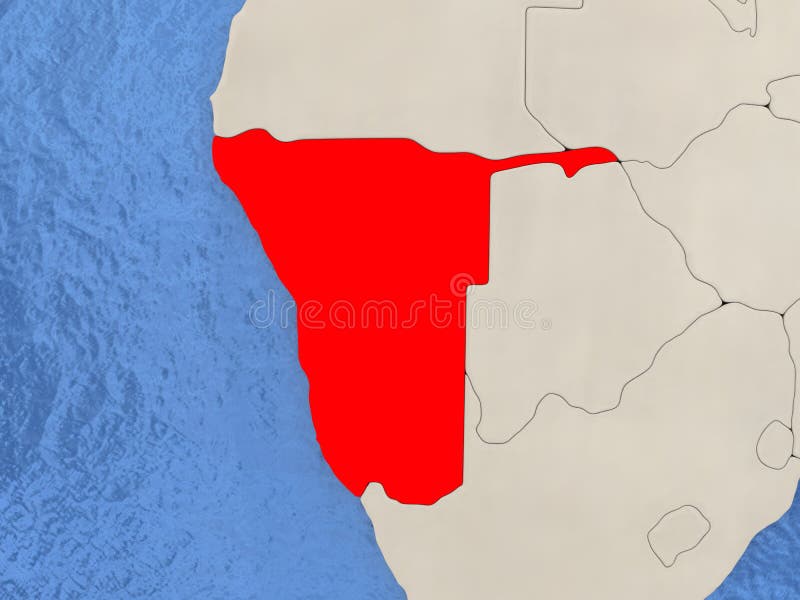 Namibia Red Map Stock Illustrations – 547 Namibia Red Map Stock ...