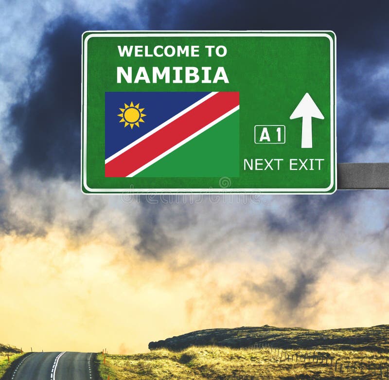 Namibia road stock photo. Image of national, panorama - 218733466