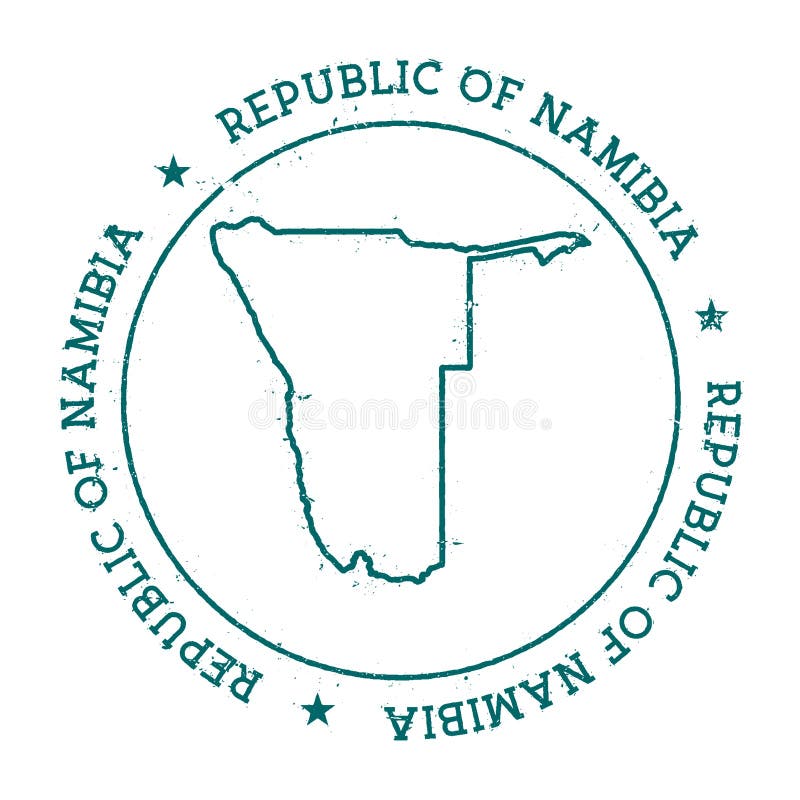Namibia vector map. stock vector. Illustration of namibian - 97868820