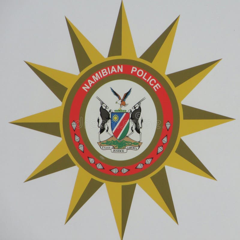 Namibian Police Force Badge Stock Photo - Image of badge, enforcement ...