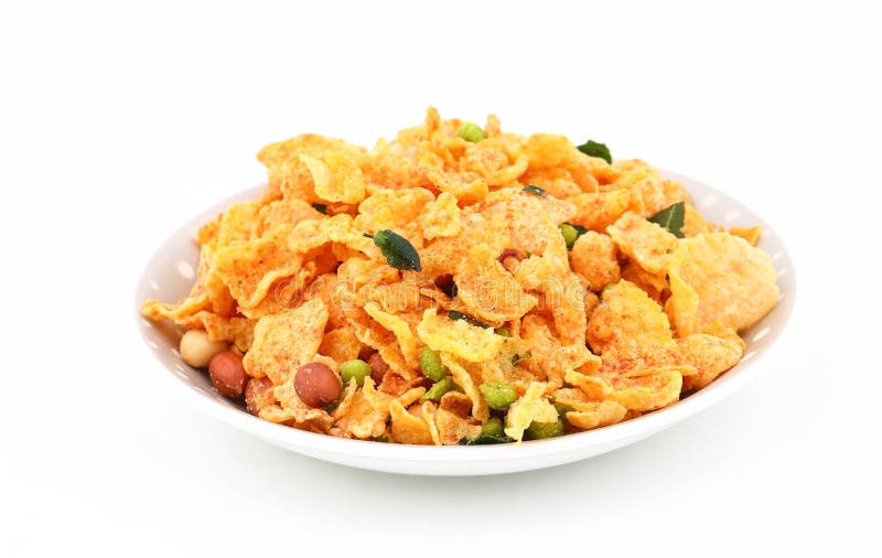 Namkeen stock photo. Image of flakes, lentils, indian - 90176184