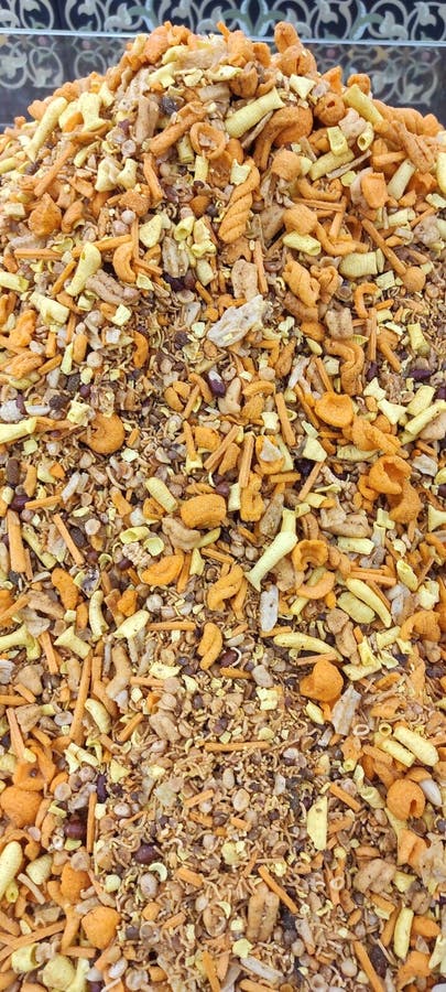 Namkeen Nimko Mix Stock Image Stock Photo - Image of nimko, namkeen ...