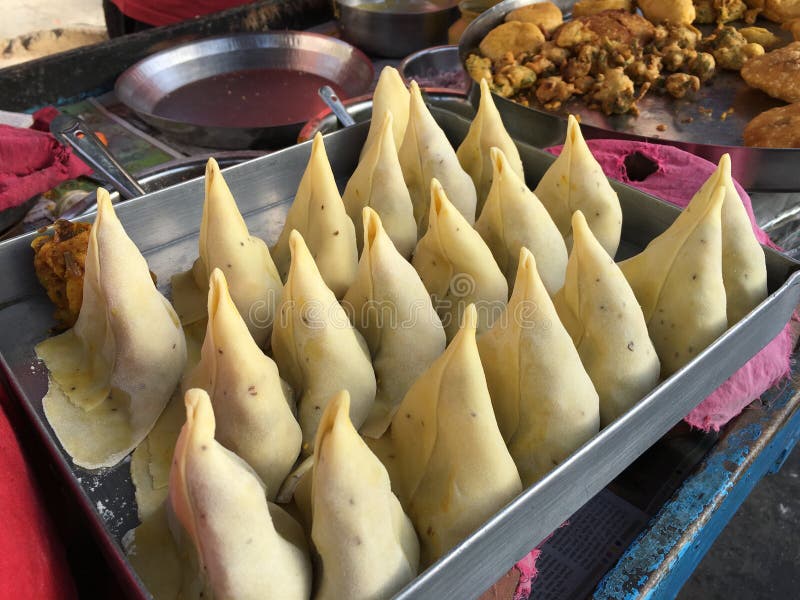 Namkeen samosa stock photo. Image of food, sweet, samosa - 90263860