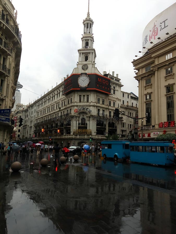 Nan Jing Xi Lu Shanghai China Editorial Image - Image of travel, palace ...