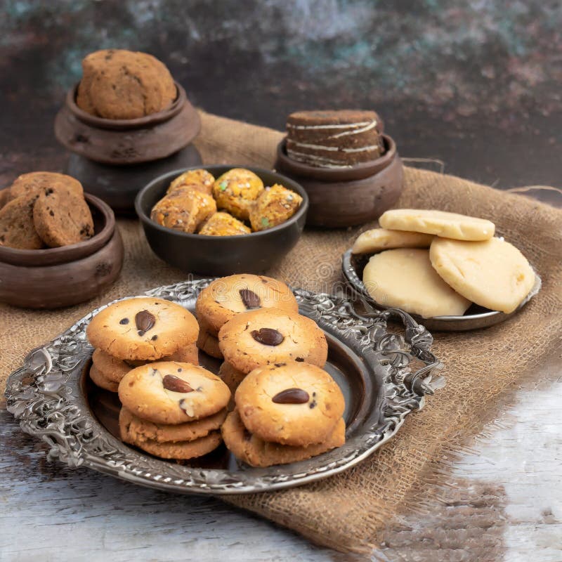 Sweet Food Nan Khatai Snacks Stock Photo - Image of india, snack: 302438640