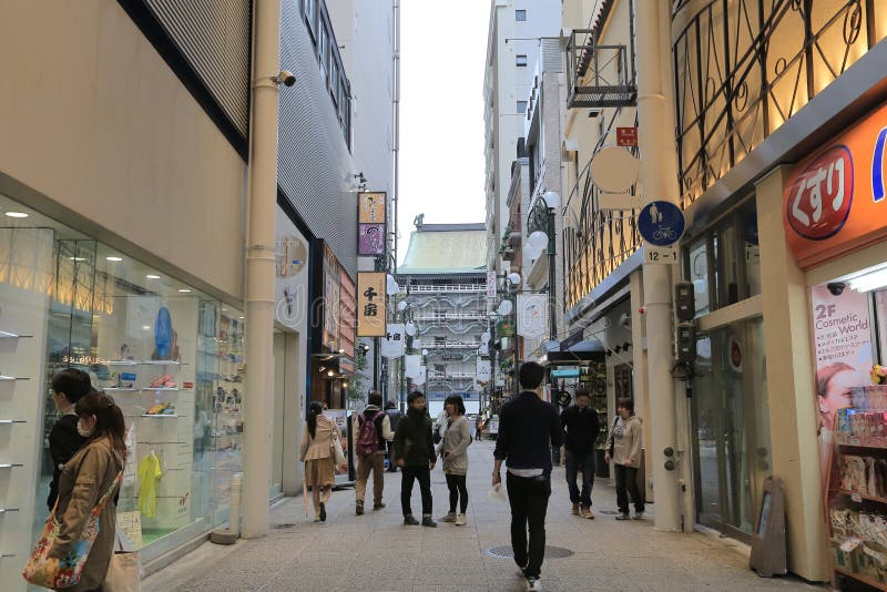 Nanba District, Osaka Japan Street View Editorial Photography - Image ...