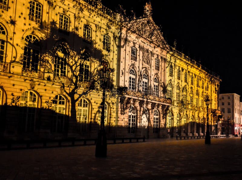 Nancy by night editorial stock image. Image of nancy - 162708624