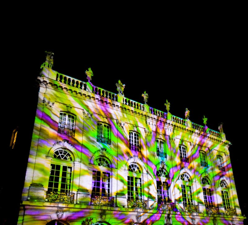 Nancy by night editorial stock image. Image of beauty - 162708779