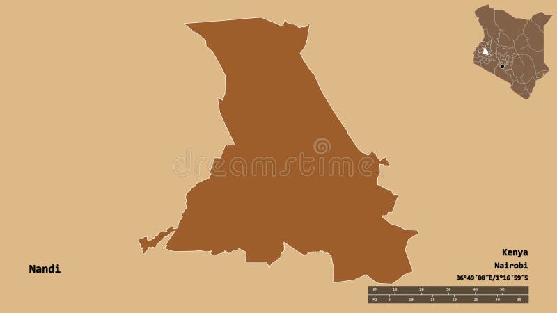 Nandi, County of Kenya, Zoomed. Pattern Stock Illustration ...