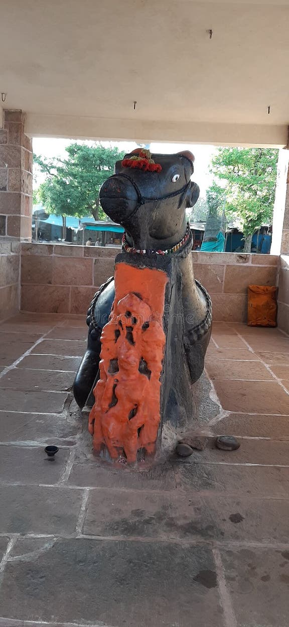 Nandi 400 year old stock photo. Image of shiv, year - 167244126