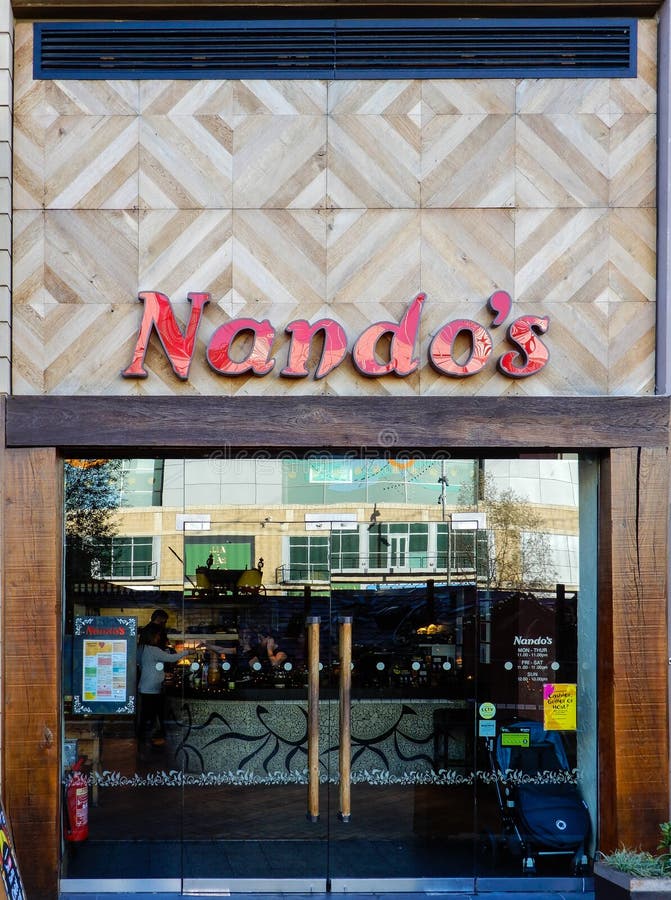 Nandos Restaurant Guildford Editorial Photography - Image of company ...