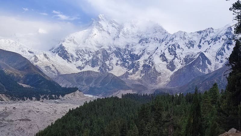 Nanga Parbat 8th Highest Peak in the World Stock Photo - Image of ...