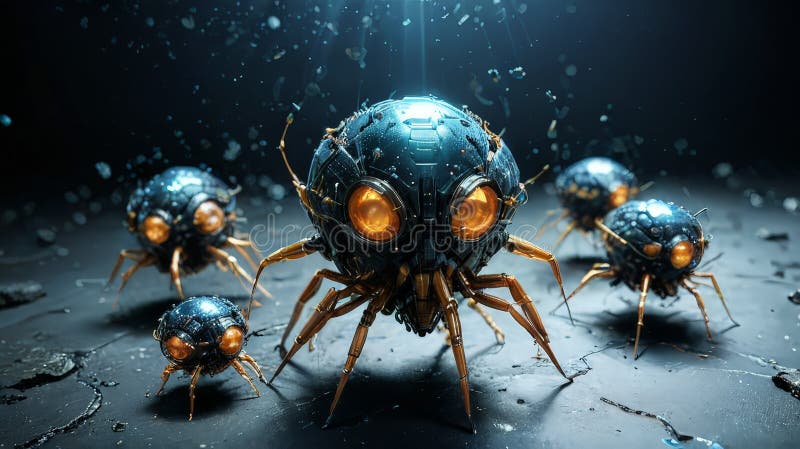The Nanite Swarm: Billions of Microscopic Nanobots Forming Collective ...