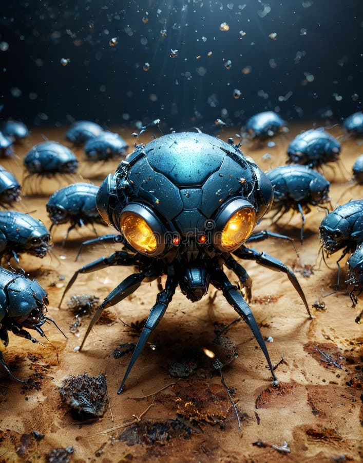 The Nanite Swarm: Billions of Microscopic Nanobots Forming Collective ...