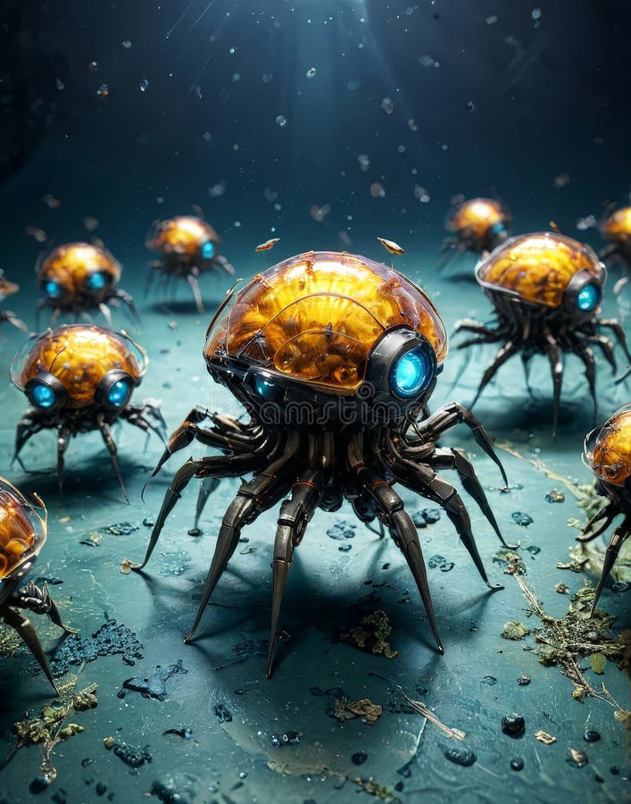 The Nanite Swarm: Billions of Microscopic Nanobots Forming Collective ...