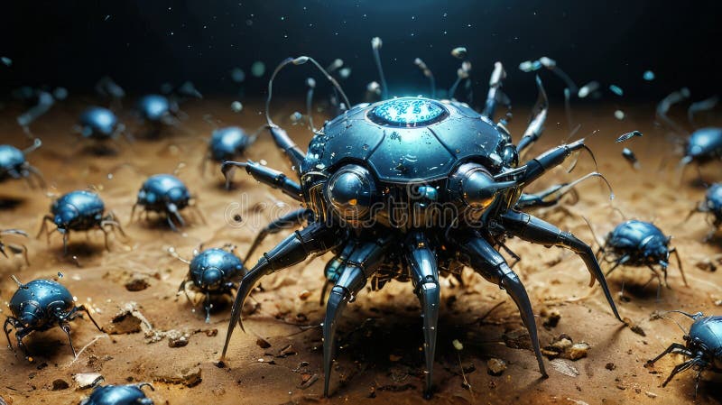 The Nanite Swarm: Billions of Microscopic Nanobots Forming Collective ...