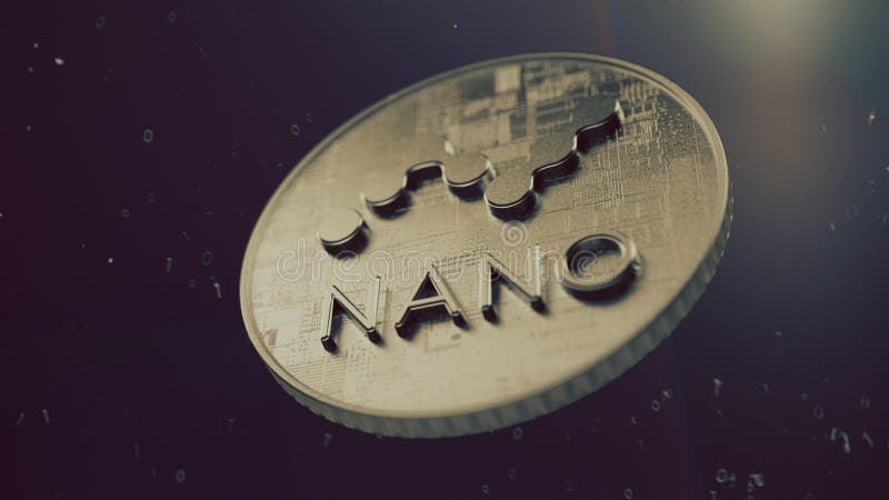 Nano Cryptocurrency Symbol A Tunnel From A Computer Program Code Programmer Strings Of Code