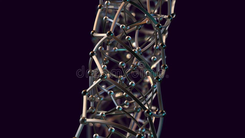 Nano Crystal Structure and Shape Stock Illustration - Illustration of ...