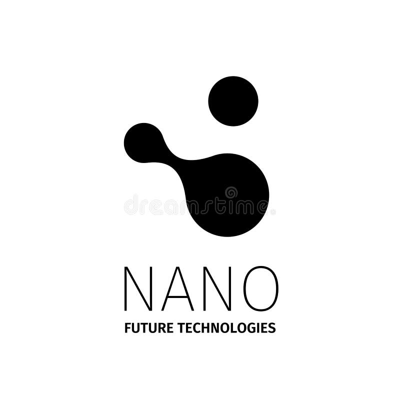 Nano Logo - Nanotechnology. Template Design of Logotype. Vector ...