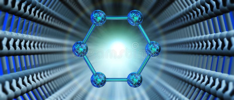 Nano Material, Carbon Fiber Stock Image - Image of research, medicine ...