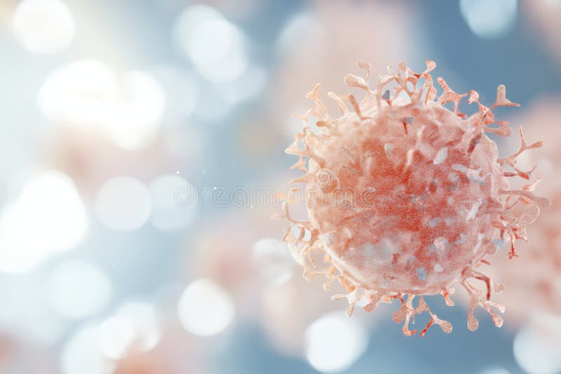 Nano-Molecular Cell, Strong Increase in Cellular Processes Stock Photo ...