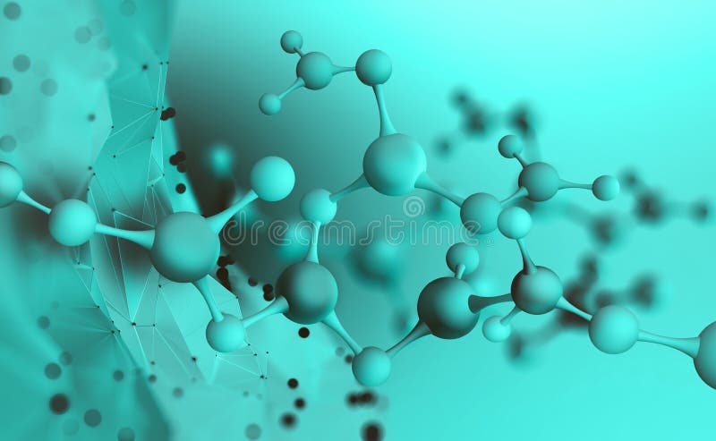 Nano Molecular Mesh Design. Under Microscope Stock Illustration ...